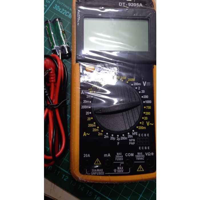 Jual AVO METER DIGITAL DT9205/ MULTITESTER DIGITAL | Shopee Indonesia