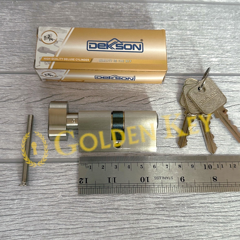 Jual Kunci Pintu Rumah Kayu Knob Putar 60MM Cylinder Silinder Dekson Dekkson CYL TC DL 60 MM SN ...