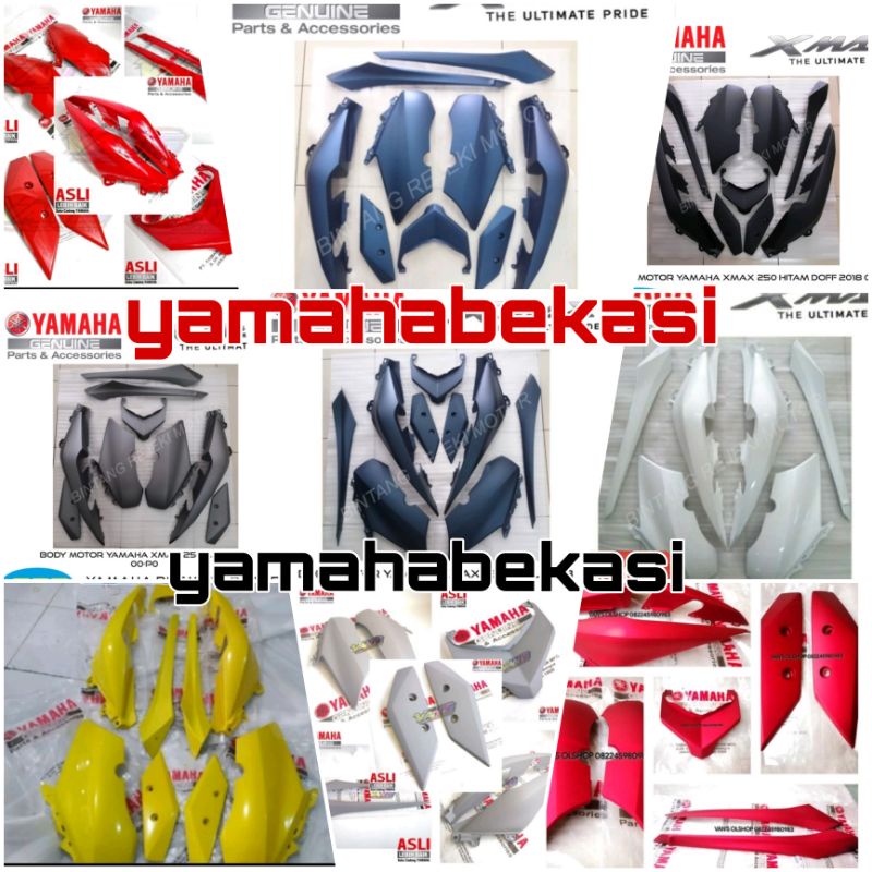 Jual body xmax full set body halus xmax 250 original yamaha | Shopee ...