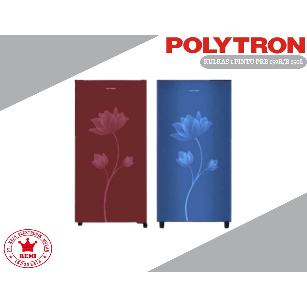 Jual KULKAS 1 PINTU POLYTRON PRB-159(R/B) / LEMARI PENDINGIN / REF 1 ...