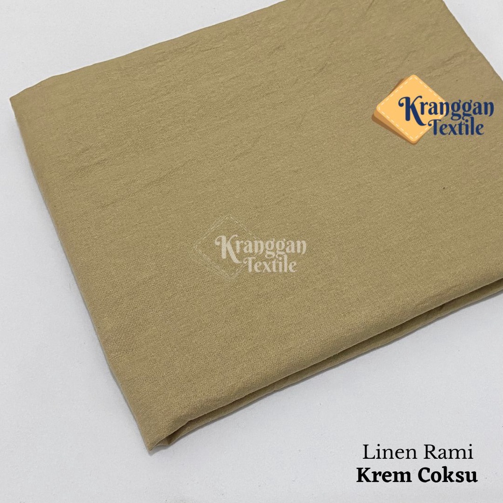 Jual Bahan Kain Linen Rami Katun Premium Lebar 150cm | Shopee Indonesia