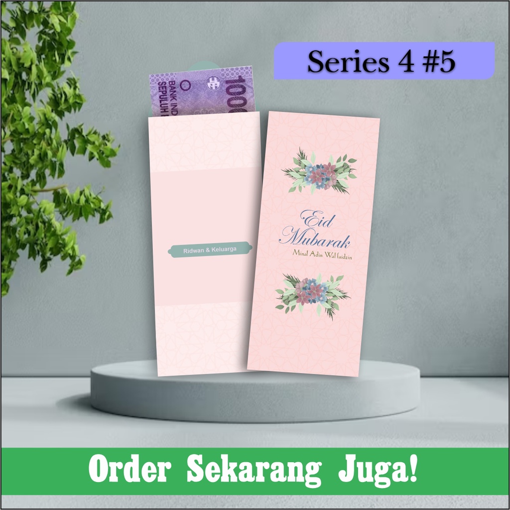 Jual Amplop Lebaran Custom series 4 / Angpao amplop Idul Fitri custom desain dan nama | Shopee ...