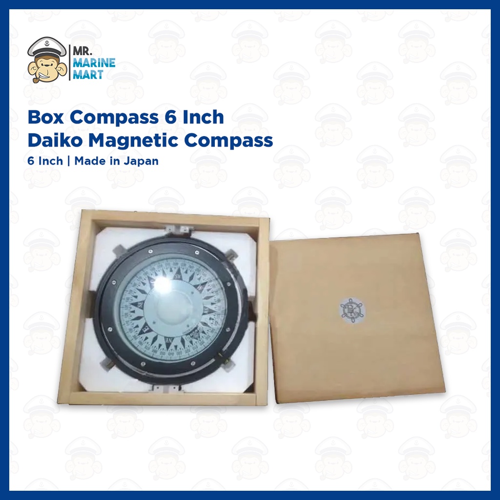 Jual Box Compass 6 Inch Daiko Compass Magnetic 6 Inch Daiko | Shopee ...