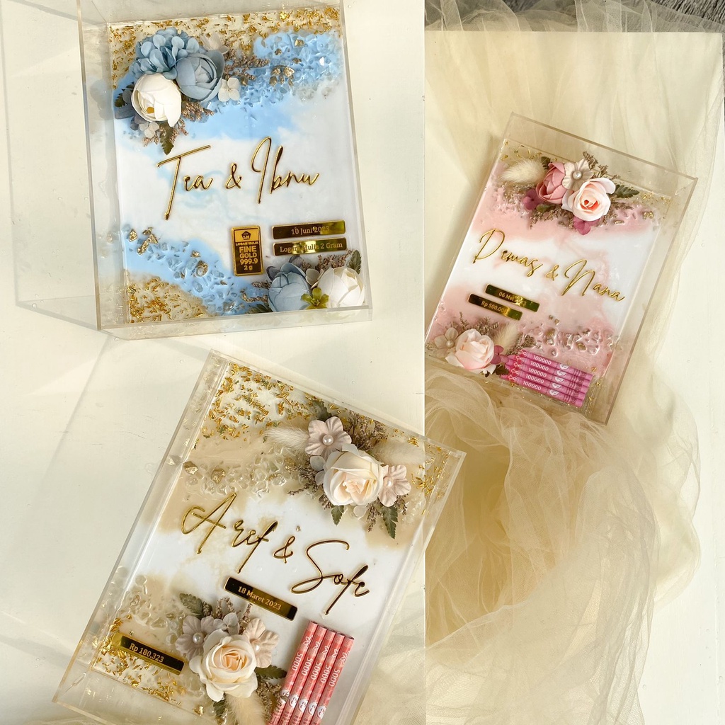 Jual Mahar Resin Mahar Pernikahan Mahar Akrilik Mahar | Shopee Indonesia