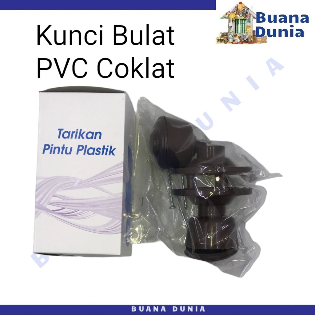 Jual Tarikan Pintu PVC Bulat CKLT | Kunci Pintu WC Plastik | Handle ...
