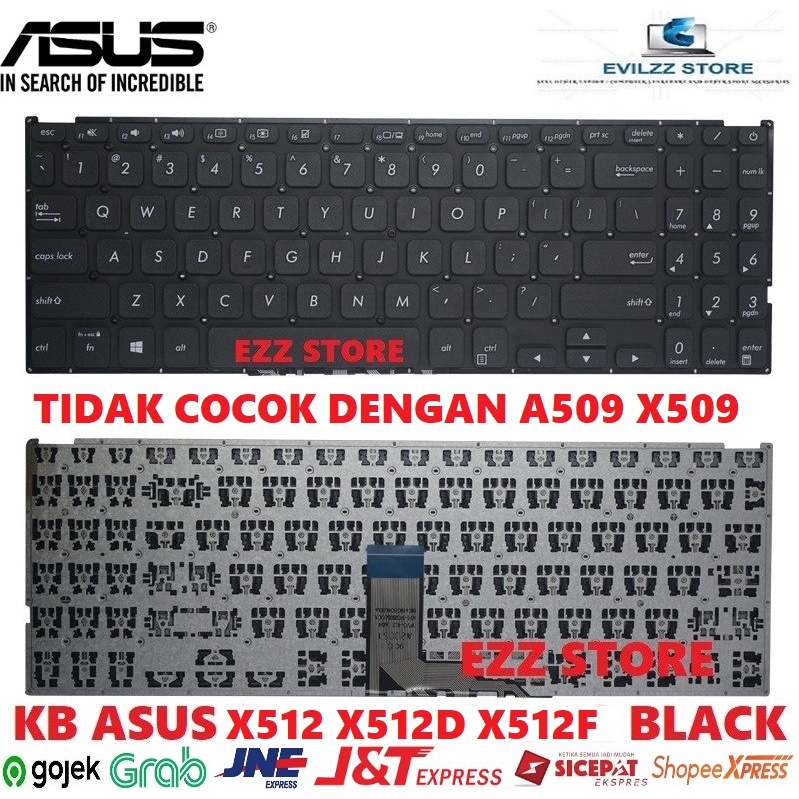 Jual KEYBOARD ASUS VIVOBOOK 15 X512 X512D X512DA X512FA X512JA X512JP ...