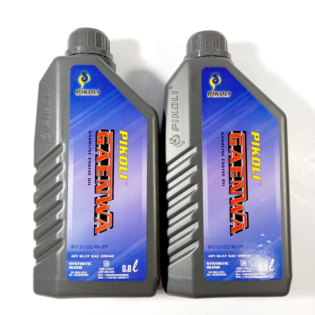 Jual OLI PIKOLI GAENWA 4 TAK 08L SYNTHETIC BLEND API SL CF SAE 10W40 ...