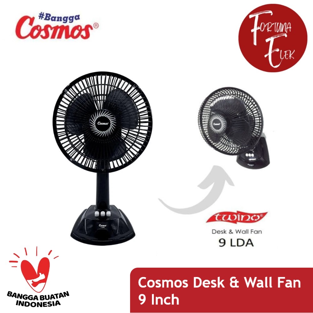 Jual Cosmos Desk Fan 9 inch 2 in 1 9-LDA Twino | Shopee Indonesia