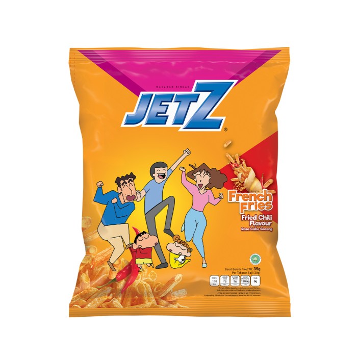 Jual JetZ Hollow French Fries Snack 35gr | Shopee Indonesia