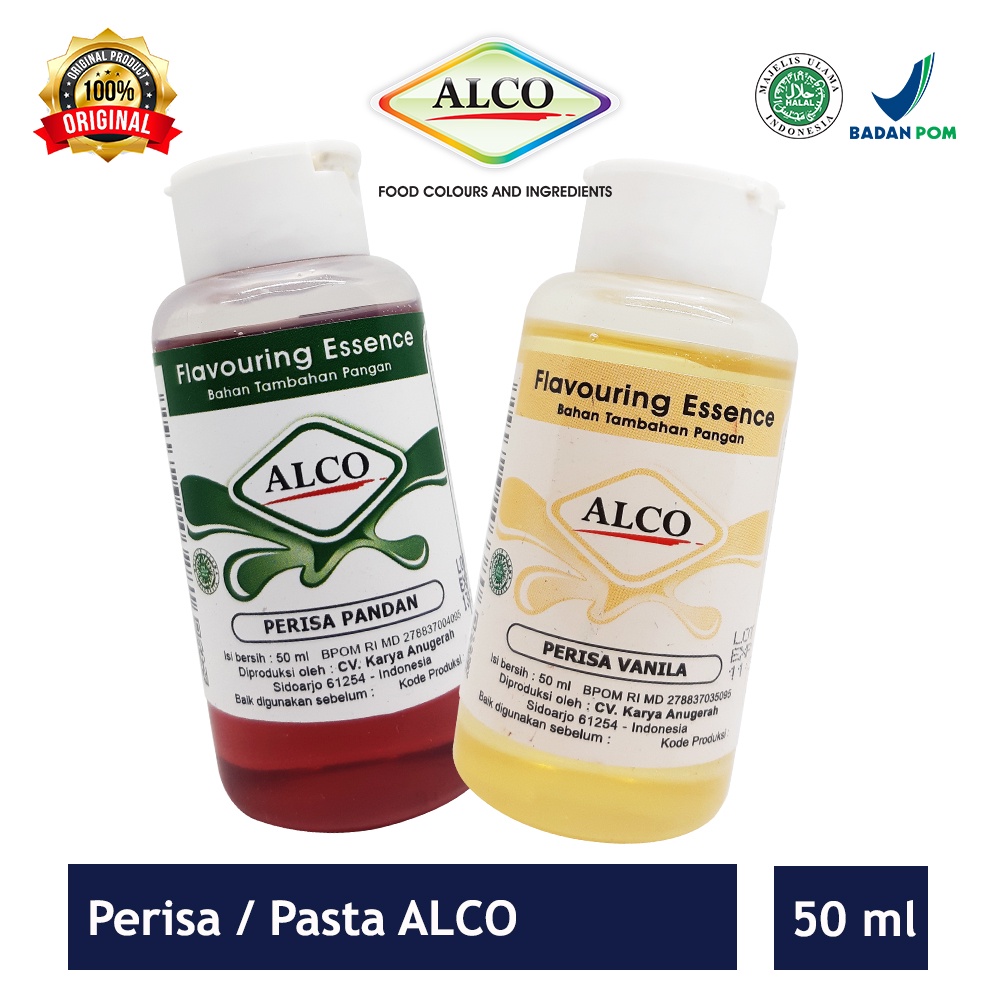 Jual Perisa Pasta Essence Makanan Minuman ALCO 50 ml | Shopee Indonesia