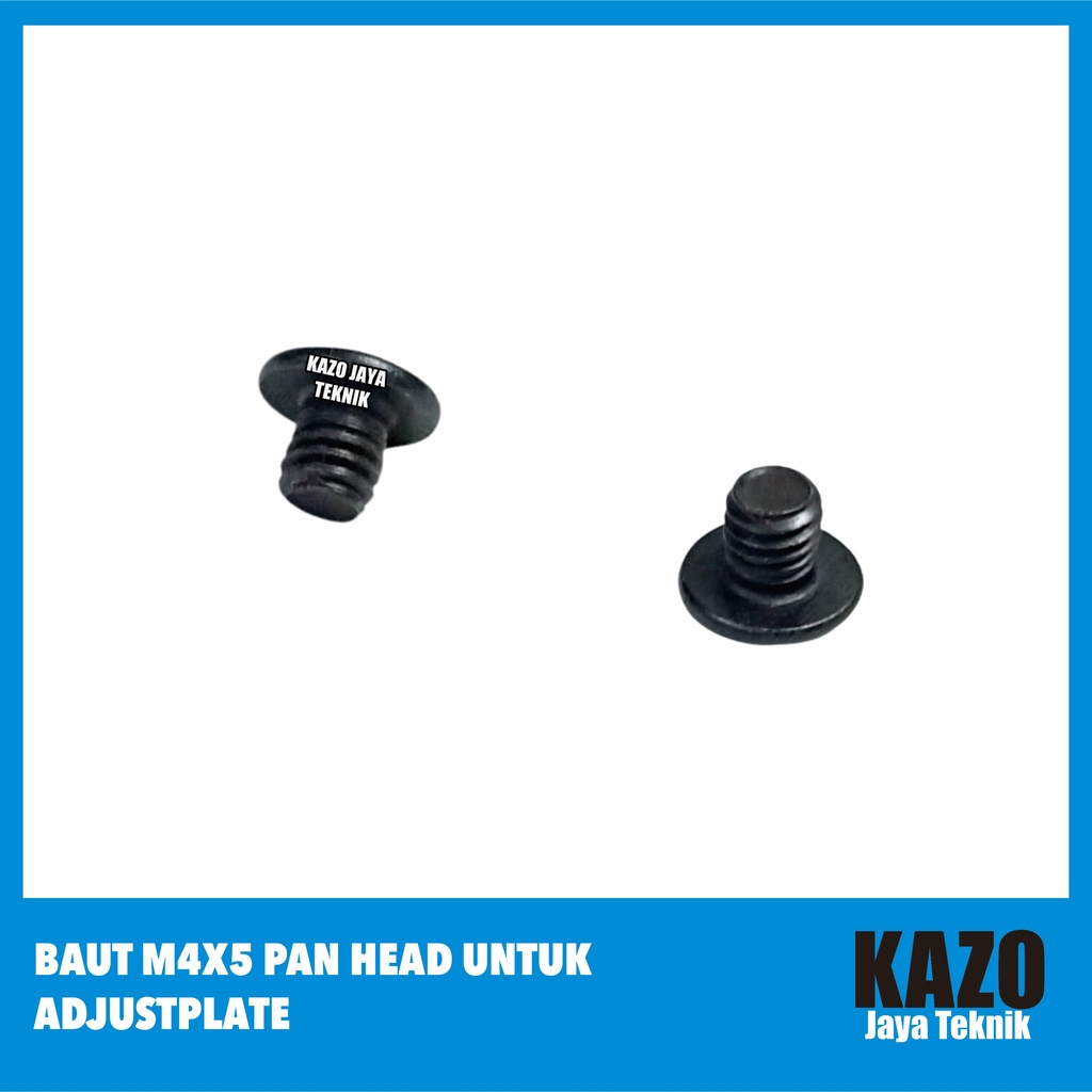 Jual Baut M4X5 PAN Head Untuk Adjustplate / Baut Sparepart Planer ...