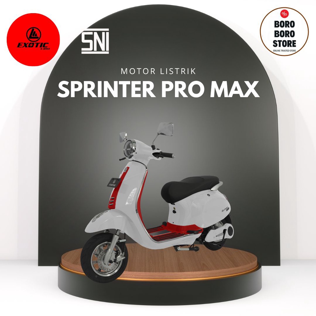 Jual MOTOR LISTRIK EXOTIC SPRINTER PROMAX BY PACIFIC | Shopee Indonesia