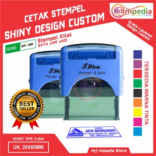 Jual Cetak Stempel Otomatis Shiny Stempel Standar Perusahaan Desain Custom | Cetak Stempel ...