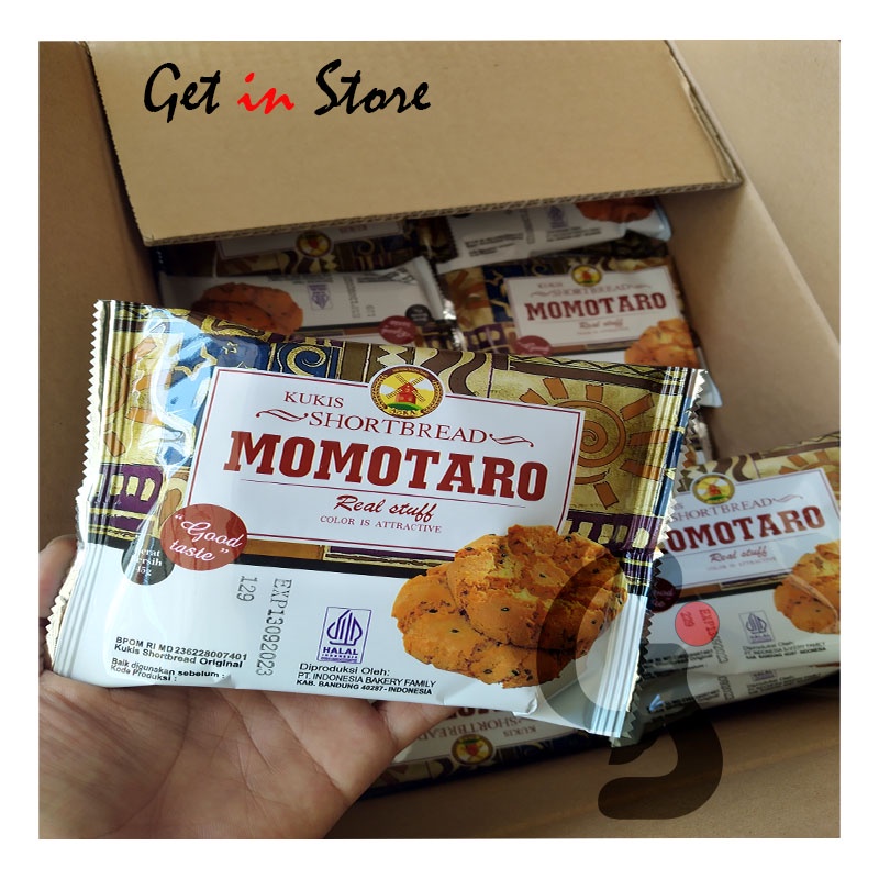 Jual AOKA MOMOTARO ORIGINAL SHORTBREAD / PCS | Shopee Indonesia