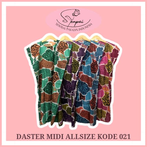 Jual DASTER MIDI ALL SIZE | TANPA LENGAN KODE 021 | Shopee Indonesia