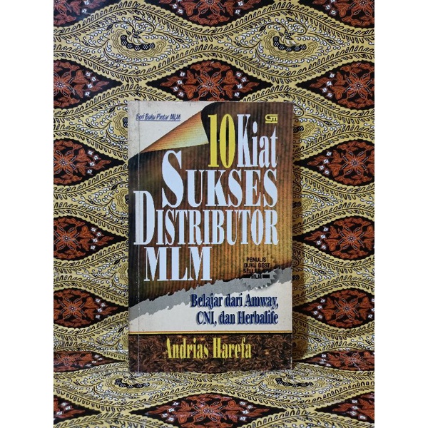 Jual BUKU ORIGINAL 10 KIAT SUKSES DISTRIBUTOR MLM(BELAJAR DARI AMWAY ...