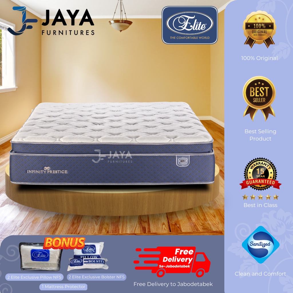 Jual ELITE SPRINGBED MATRAS MATTRESS KASUR INFINITY PRESTIGE ( HANYA ...