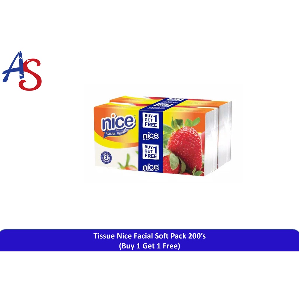 Jual Tissue Nice Facial Soft (Buy 1 Get 1 Free) | Shopee Indonesia