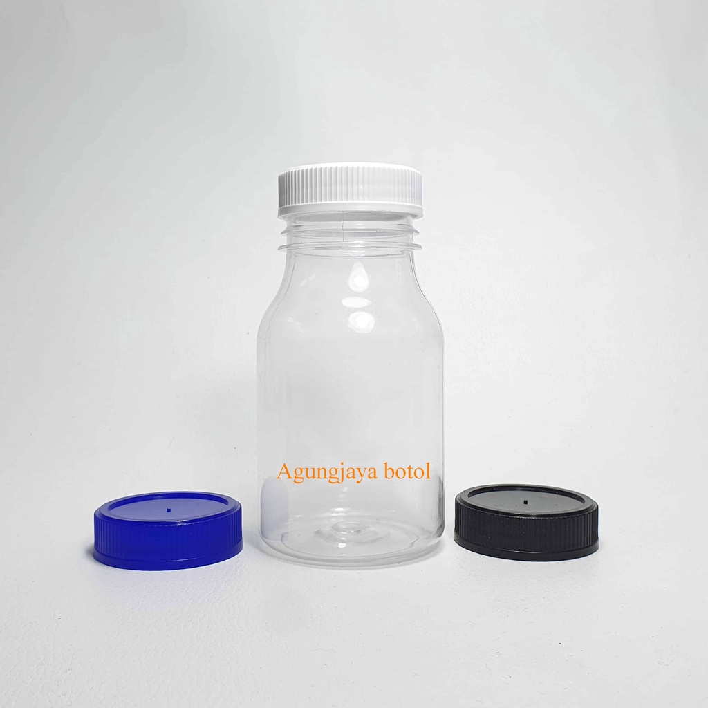 Jual Botol Tablet 250 Ml Natural PS Neck 45 Tutup Bergerigi + Plug / Botol Plastik / Botol Obat ...