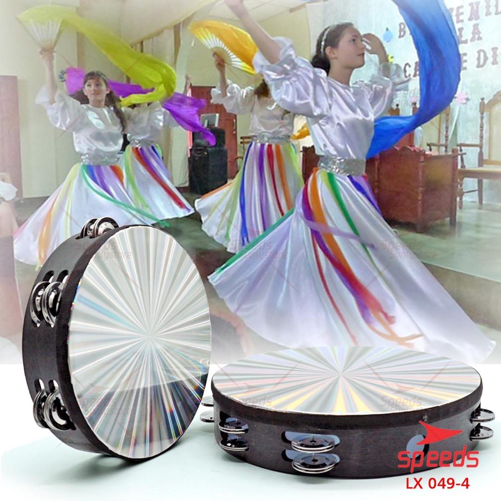 Jual SPEEDS ALAT MUSIK TAMBORIN TAMBOURINE HOLOGRAM PLASTIK KECREKAN ...