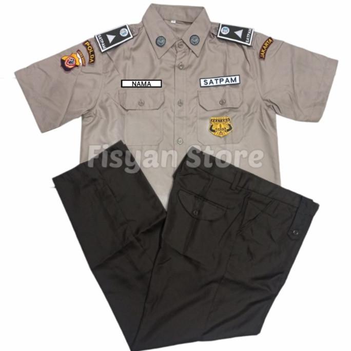 Jual Seragam PDH Satpam | Seragam PDH Security Coklat Terbaru | Shopee Indonesia