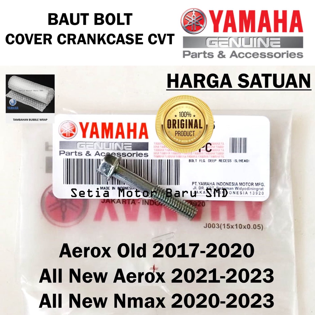 Jual Baut Bolt Cover Crankcase CVT Aerox Old All New Nmax N Max Aerox ...