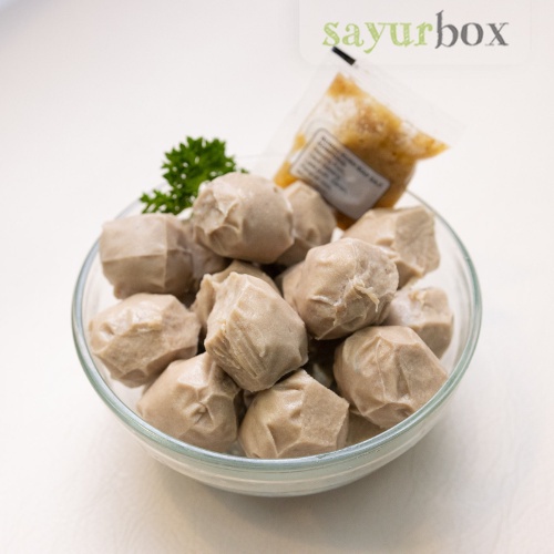 Jual Baso Kusno Bakso Sapi Kecil 250 gram Sayurbox | Shopee Indonesia