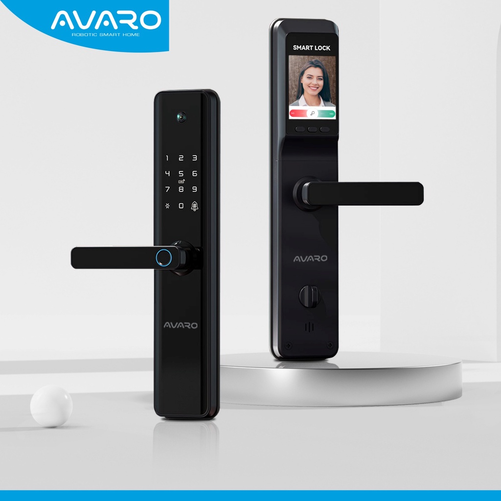 Jual Avaro SL01 Camera Smart Door Lock Handle Kunci Pintu RFID ...