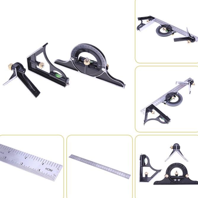 Jual Penggaris Siku L Mistar Waterpass Kombinasi Penggaris Multifungsi ...