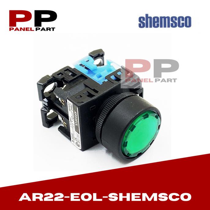 Jual Push Button Lamp Shemsco Ar22-Eol 22Mm Model Fuji Debezzz | Shopee ...