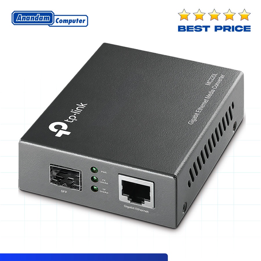 Jual TP-LINK MC220L Gigabit SFP Media Converter | Shopee Indonesia