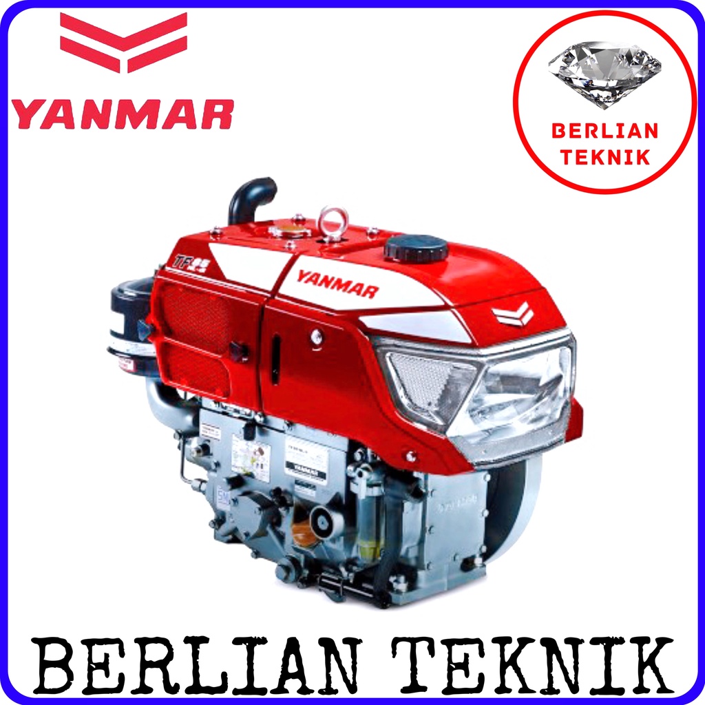 Jual Mesin Penggerak Solar Engine Diesel Yanmar TF 85 NL-di / 8.5 HP Radiator Lampu | Shopee ...