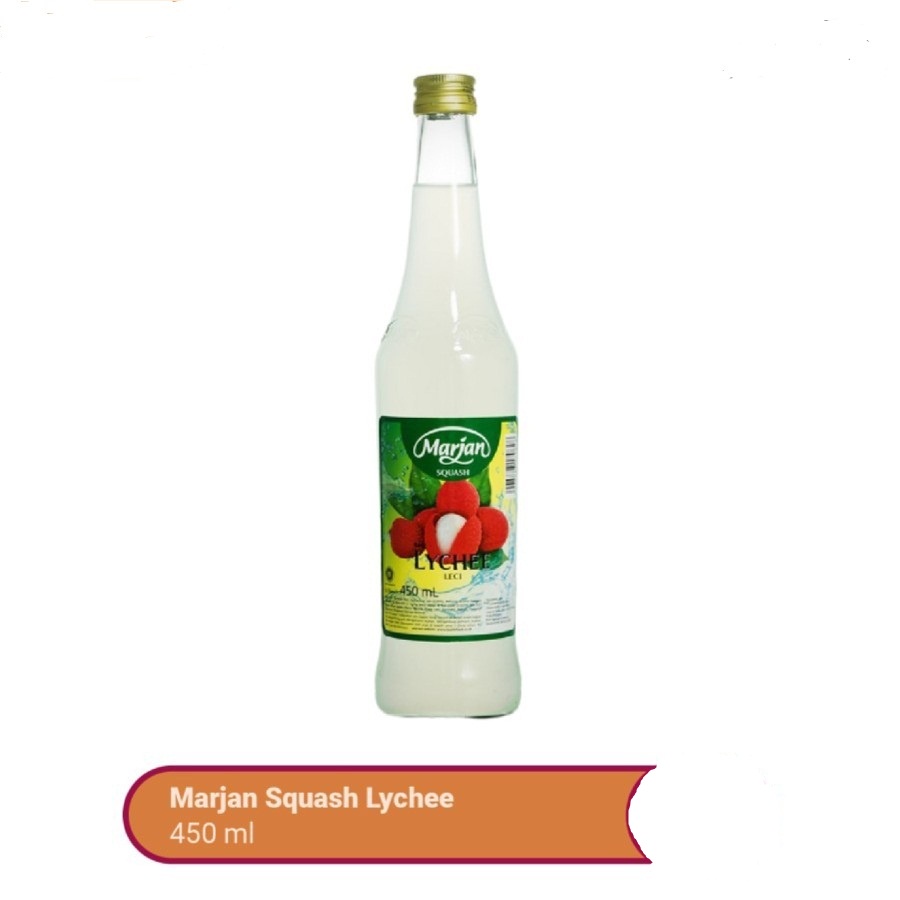 Jual SIRUP LECI MARJAN SQUASH 425ML LYCHEE SYRUP | Shopee Indonesia