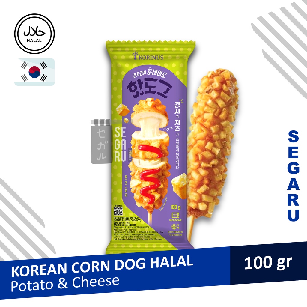 Jual Korinus Corn Dog Korea| Korean Corndog Mozzarela Cheese Potato ...
