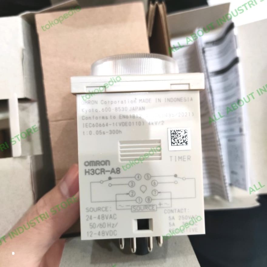 Jual Original Omron H3CR-A8 24VDC Timer Omron h3cr a8 8 pin 24v ... Jual Original Omron H3CR-A8 24VDC Timer Omron h3cr a8 8 pin 24v ...