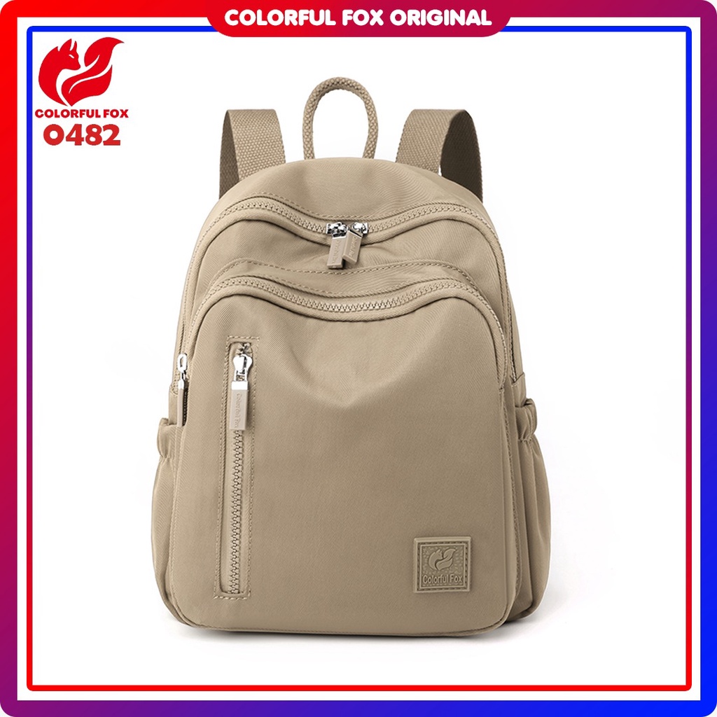 Jual Tas original - Tas Ransel colorful fox 0482 nilon anti air tas ...