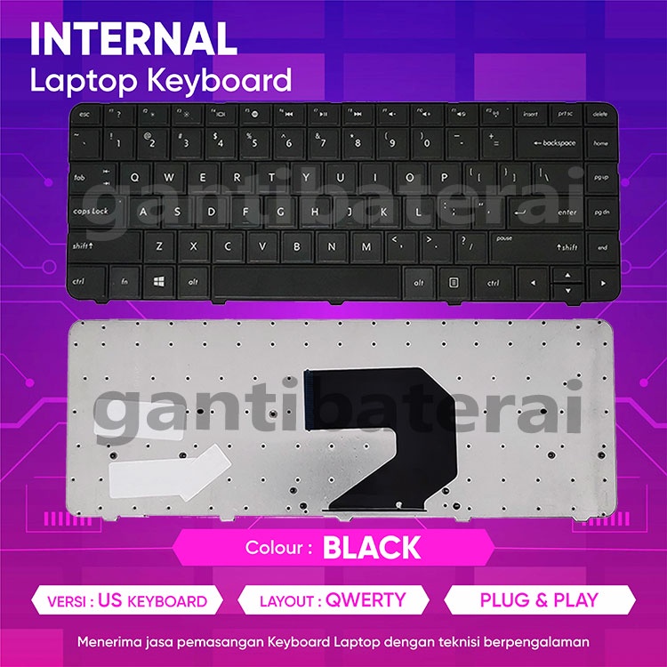 Jual Keyboard Laptop HP Compaq Presario cq43 cq430 cq435 cq57 HP ...