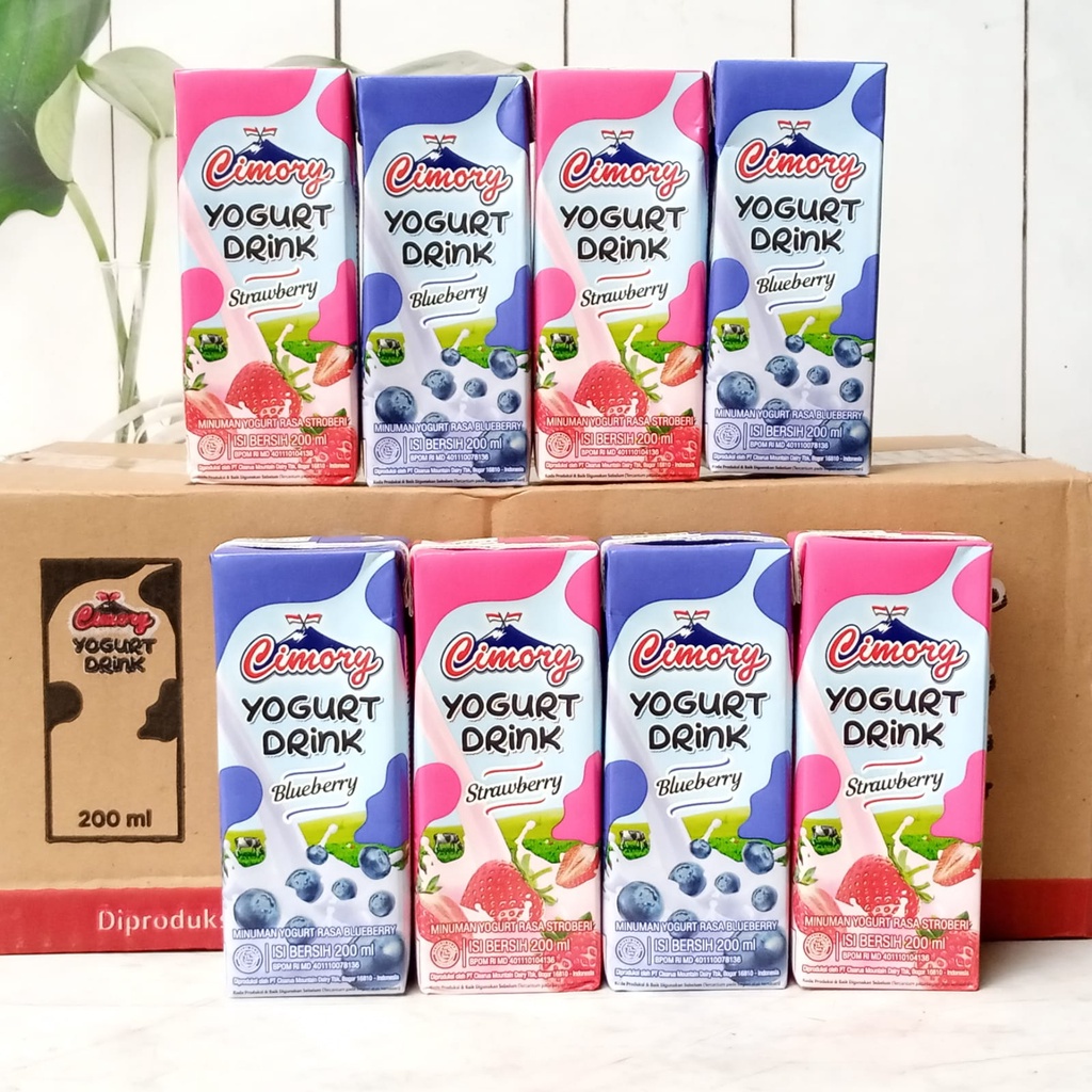 Jual Cimory Yogurt Drink 200ml Kartonan isi 24 pcs (Exp Maret 2025) | Shopee Indonesia