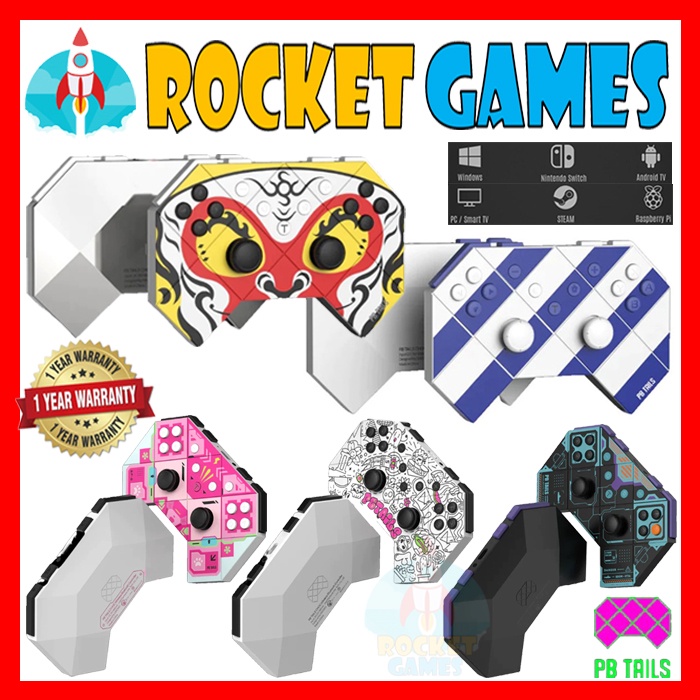 Jual PB TAILS Choc 2.0 Bluetooth Gaming Wireless Controller PC STEAM ...
