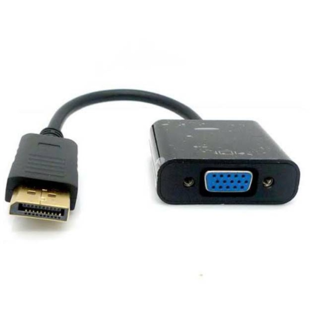 Jual Kabel Display Port To VGA Converter Adapter DP To VGA | Shopee ...