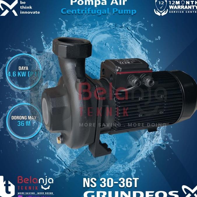 Jual Grundfos Mesin Pompa Air Transfer Sentrifugal Ns 30-36T 6 Meter 3Phase Hanggan4 | Shopee ...