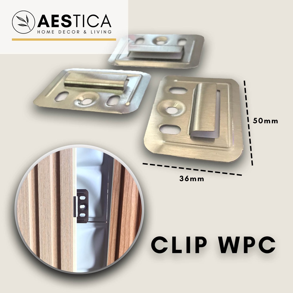 Jual Clip Braket WPC Wall Panel dan Wallboard / Klip Breket Cantolan ...