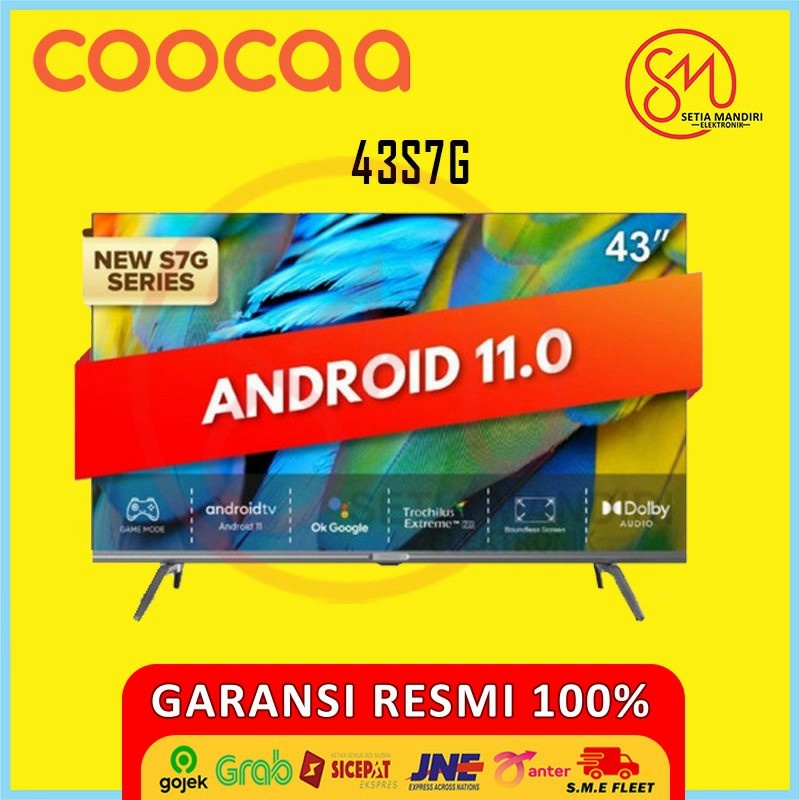 Jual COOCAA 43S7G LED TV 43 Inch HDR Smart Android Digital WiFi Dolby ...