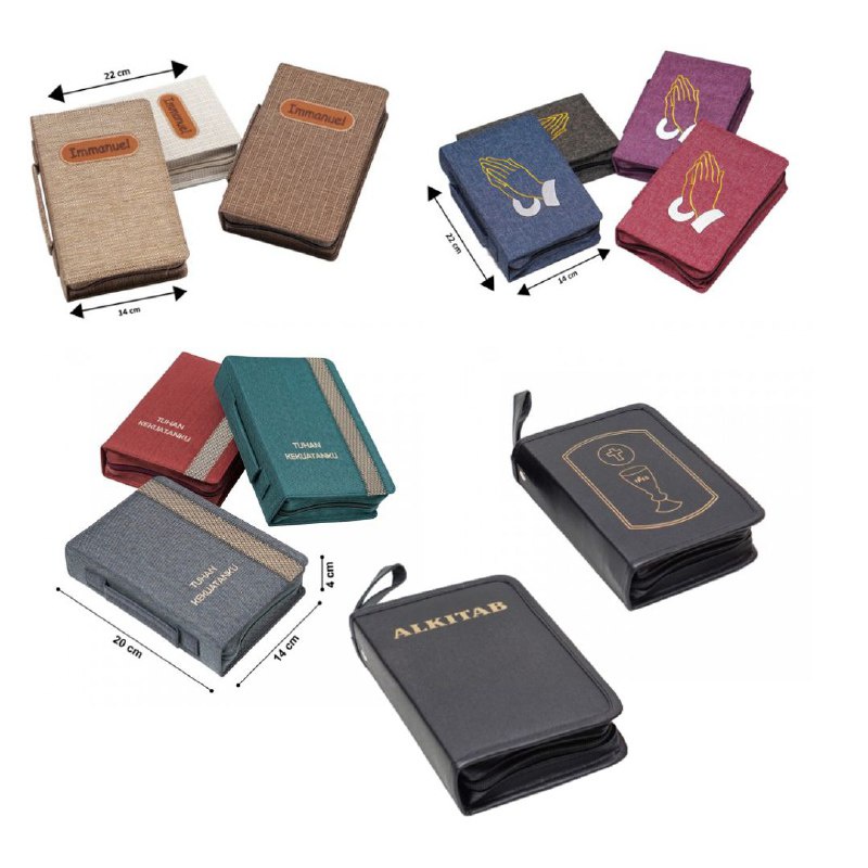 Jual Sampul Alkitab + Sampul Kidung Jemaat Sedang Cover Tas Buku ...