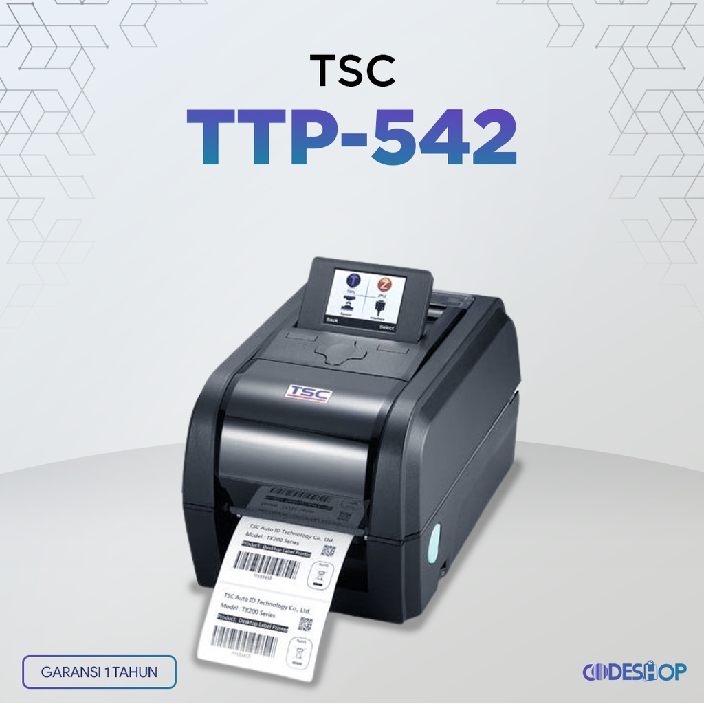 Jual Printer Barcode TSC TTP 542 Cetak Label dan Struk Resi | Shopee ...