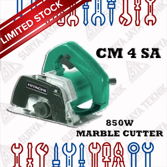 Jual HITACHI CM 4SA MARBLE CUTTER 110mm 850w | Shopee Indonesia