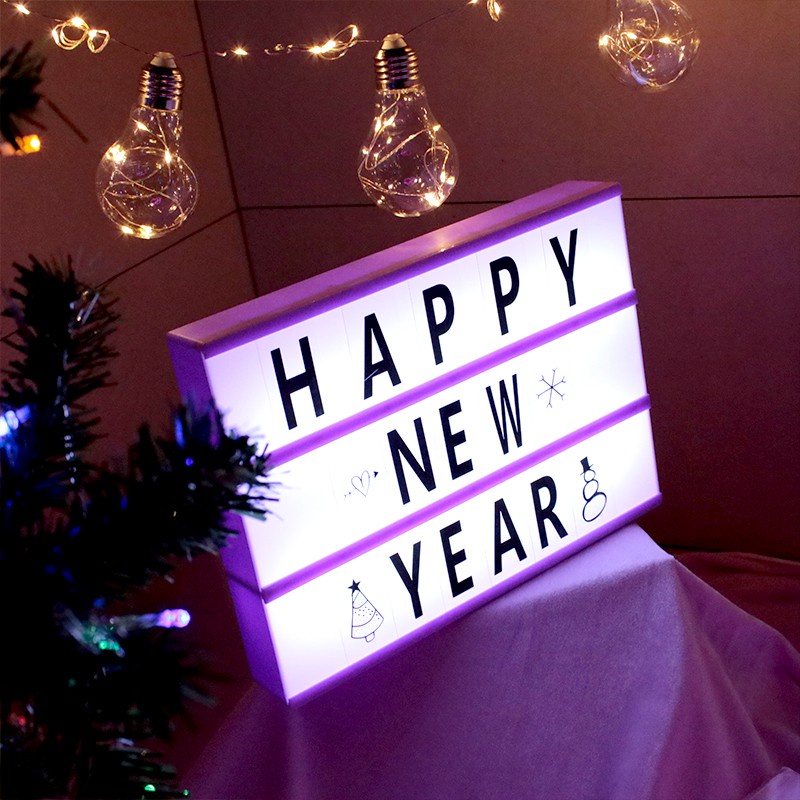 Jual Lampu Display Light Box Letter A5 Dekorasi + Free Kartu Huruf ...