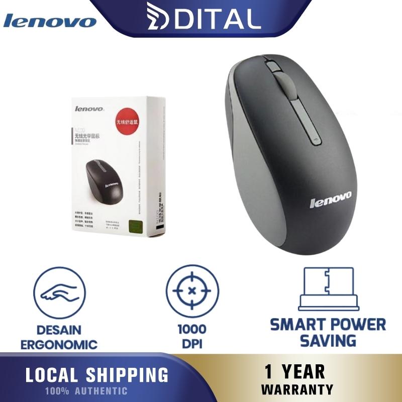Jual Lenovo wireless two-way mouse N100 / Lenovo N100 wireless mouse ...