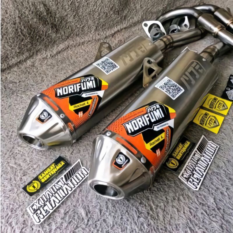 Jual Knalpot Norifumi Rocket 4 Stainless Kompetisi Titanium PNP KLX S G ...