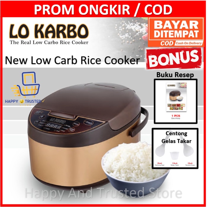 Jual Rice Cooker Low Carb LO KARBO RiceCooker Low Sugar Carbo Rendah ...